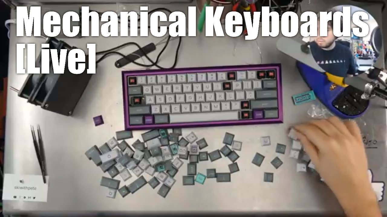 [Livestream] Mechanical Keyboards Live! - JB builds the Fjell with GON ...