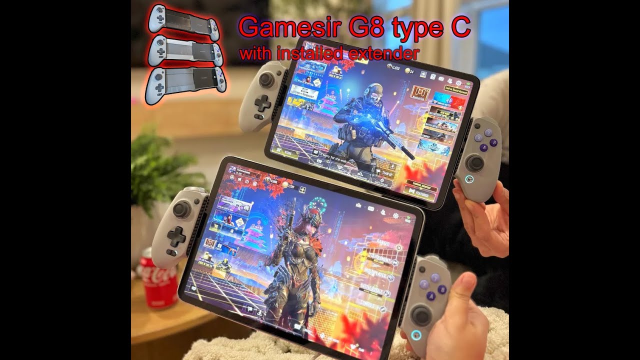 Tablet into handheld(tab s / s plus and new ipads pro) Gamesir g8 ...
