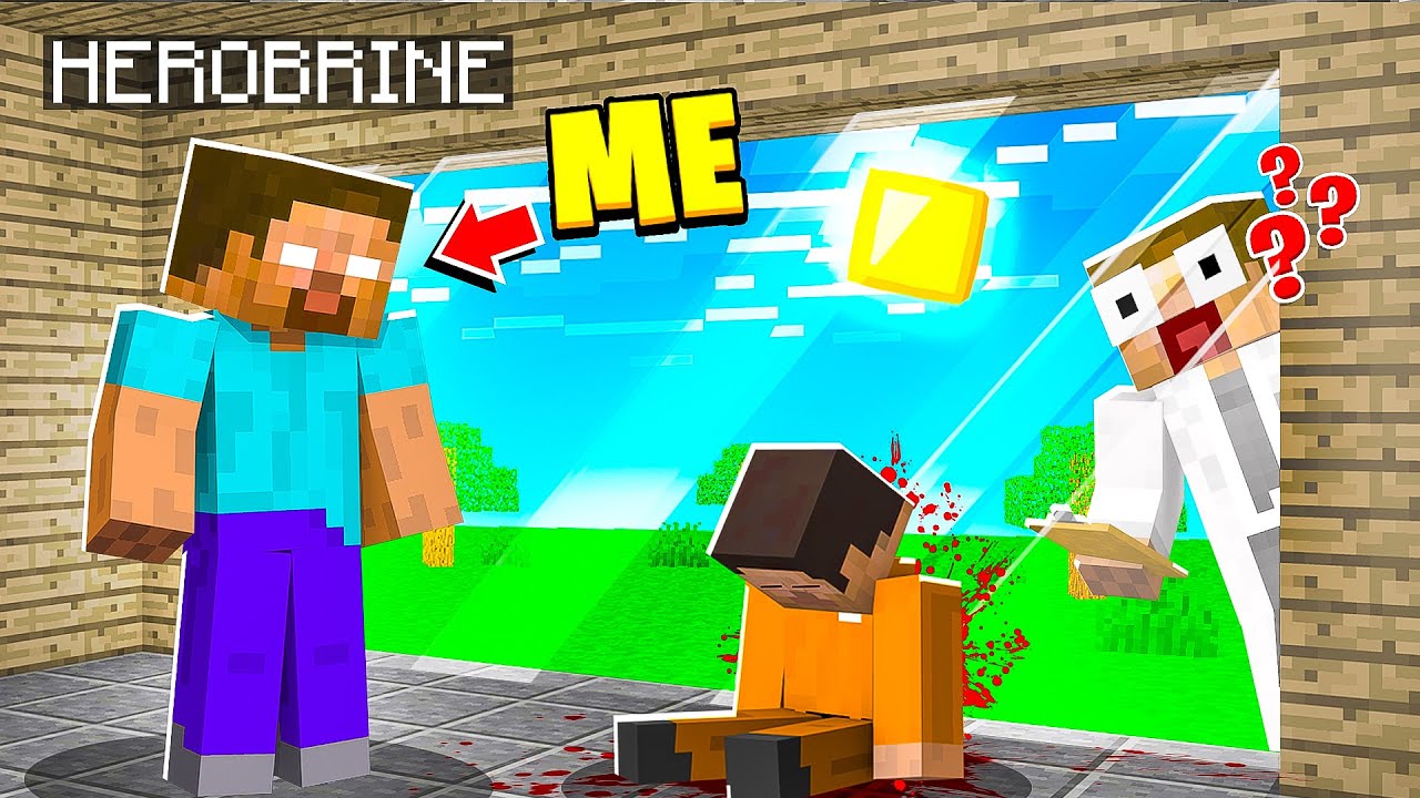 I Became HEROBRINE in MINECRAFT! - Minecraft Trolling Video - YouTube