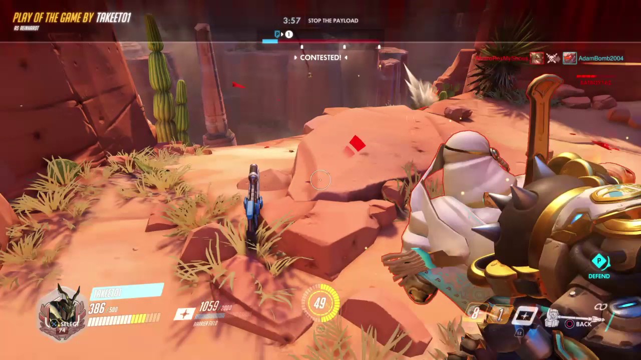 Overwatch: Reinhardt Charge - YouTube