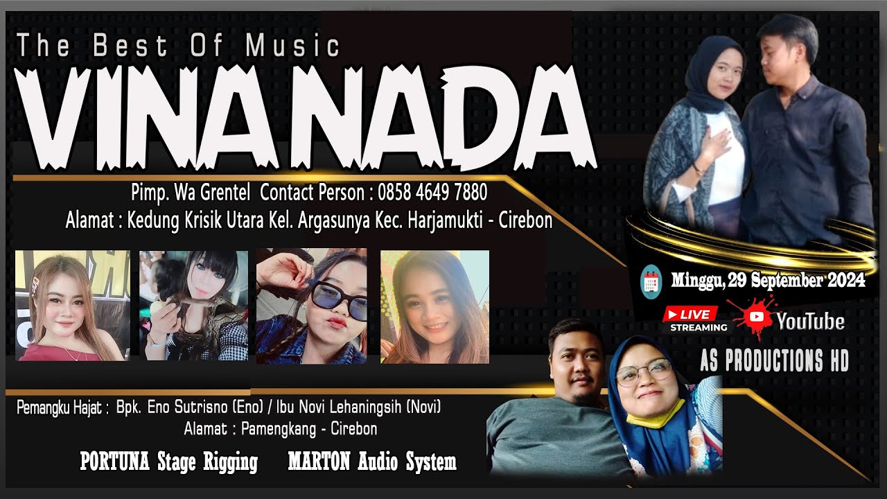 🔴Live "VINA NADA" | Pernikahan DEDE TRI SUKMANINGSIH & PERI BUDIMAN ...