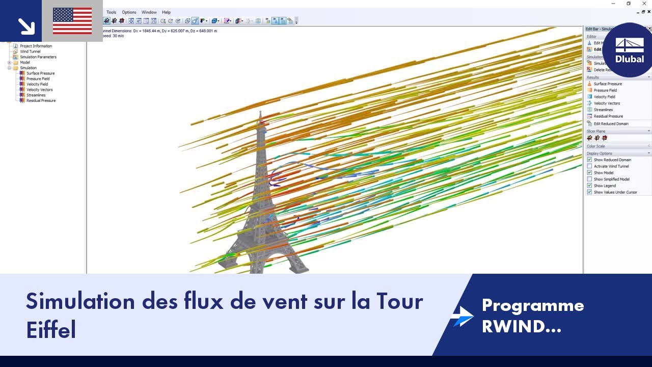 [EN] Programme RWIND Simulation | Simulation des flux de vent sur la Tour Eiffel - YouTube