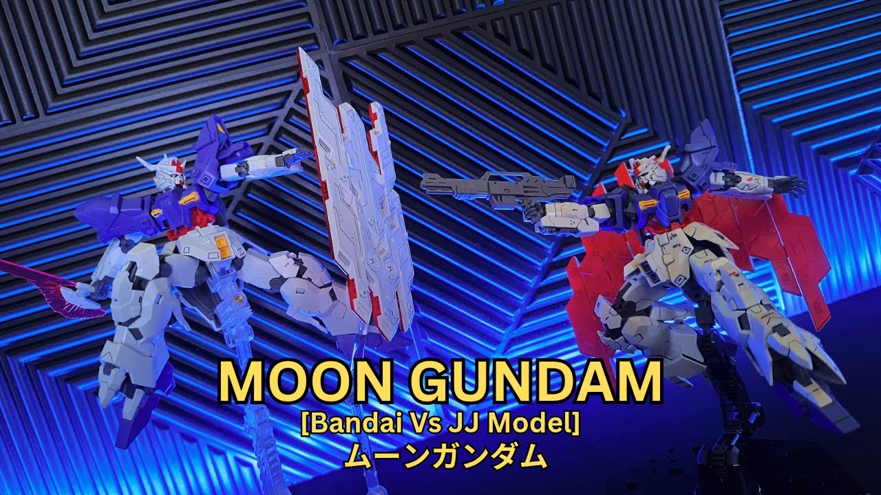 COMPARISON BANDAI VS JJ MODEL | MOON GUNDAM HG 1:144 - YouTube