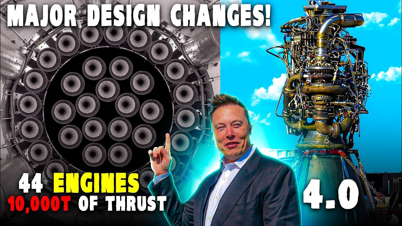 Elon Musk Just Revealed SpaceX New Starship Heavy Engine Design Upgrade ...