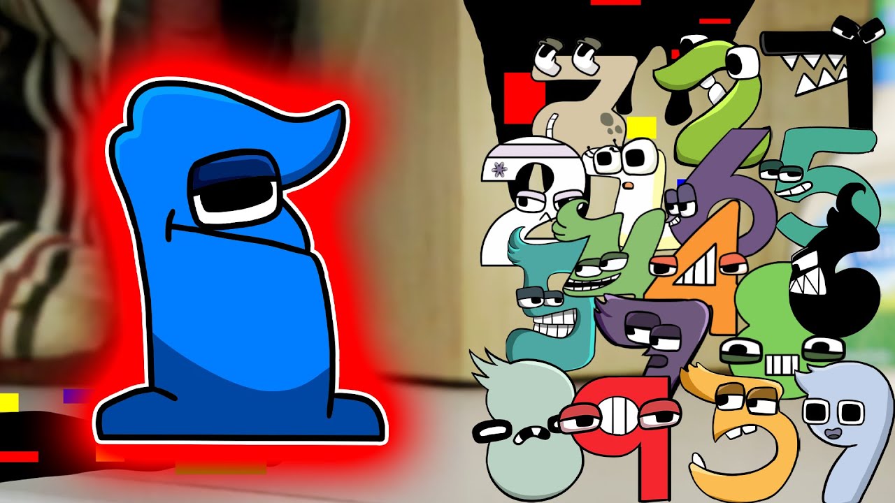 FNF Sliced VS Number Lore 1 But Everyone Sings It 🎶 FNF Sliced VS ...