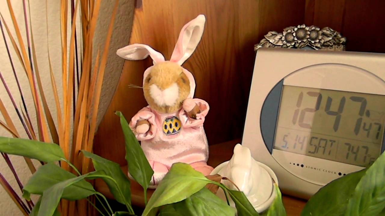 Singing Easter Bunny - YouTube