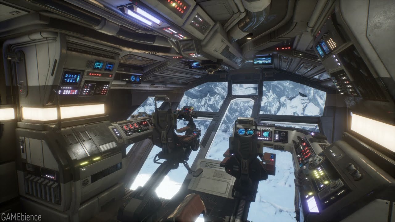 3 Hour - Star Wars Jedi: Fallen Order - Mantis Cockpit in Ilum Ambience ...