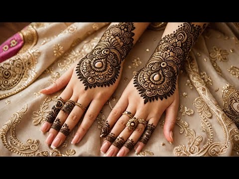 "Step by Step"Easiest Mehndi Designs for Beginners!! - YouTube