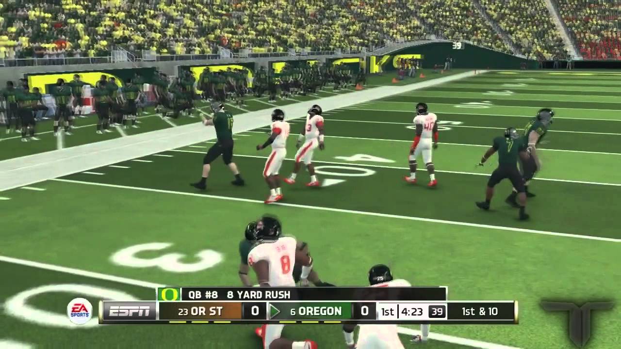 NCAA FOOTBALL 14 GAME PLAY MIX - YouTube