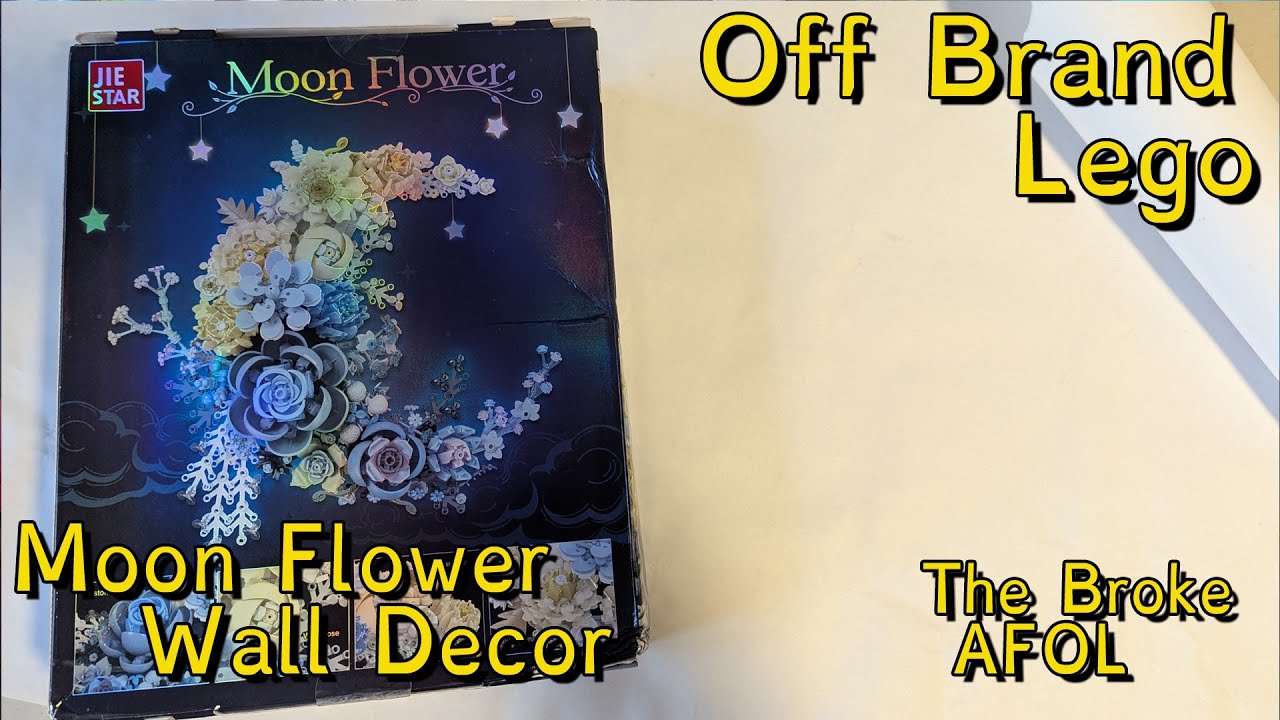 Brick Moon Flower Wall Decor. - YouTube
