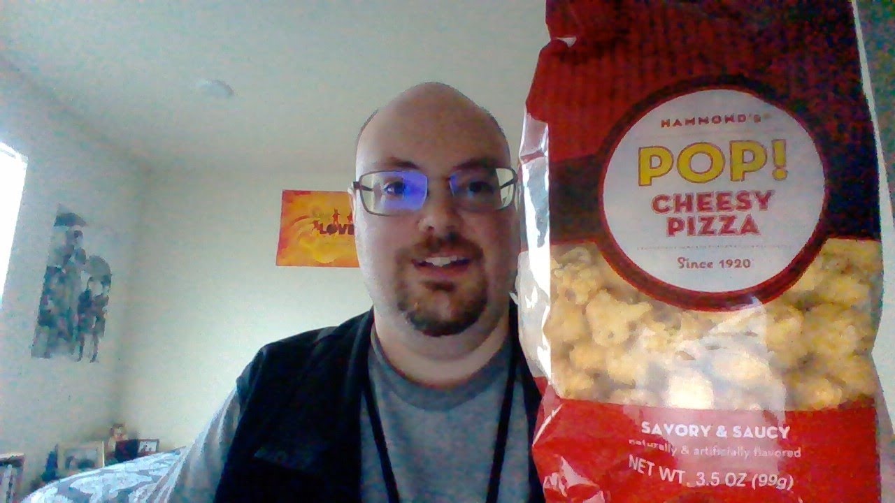 Hammond's® POP! Cheesy Pizza Popcorn Taste Test - YouTube