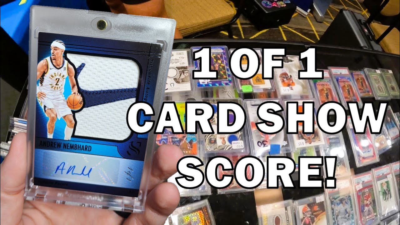 1/1 CARD SHOW SCORE! Tampa Card Show Recap + Major PC Pickup - YouTube
