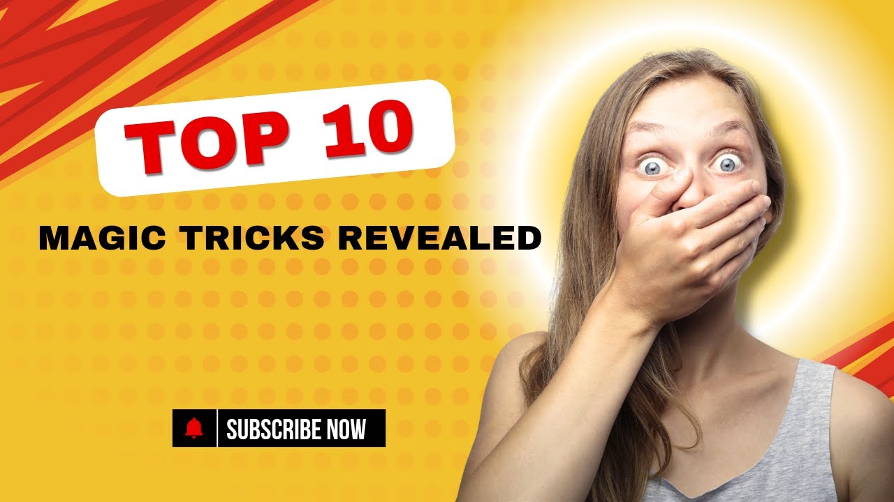 Top 10 magic tricks revealed #magic #tutorial #youtube - YouTube