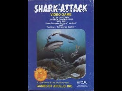 Shark Attack on Atari 2600, 1,025 - YouTube