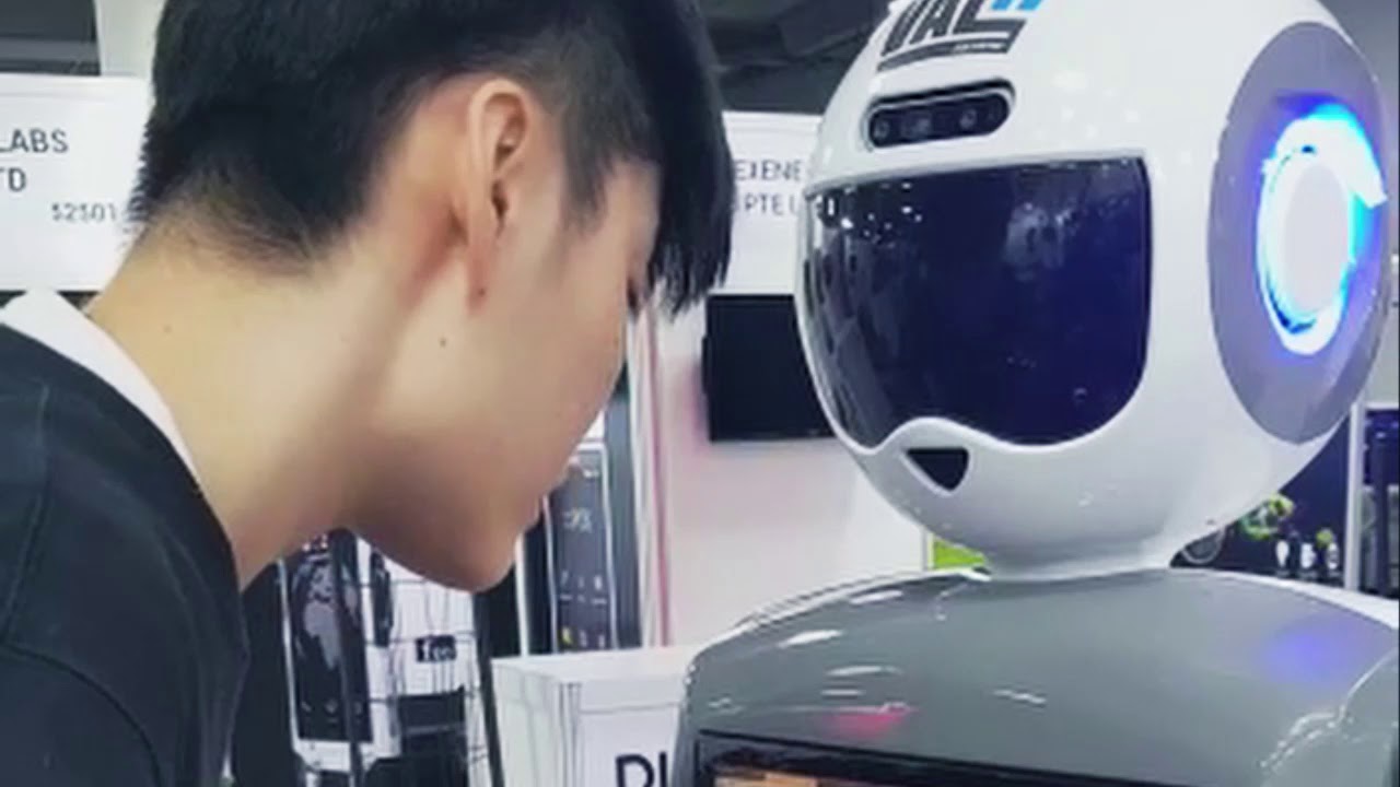 Solustar at CES 2020 - VAL II Robot - YouTube