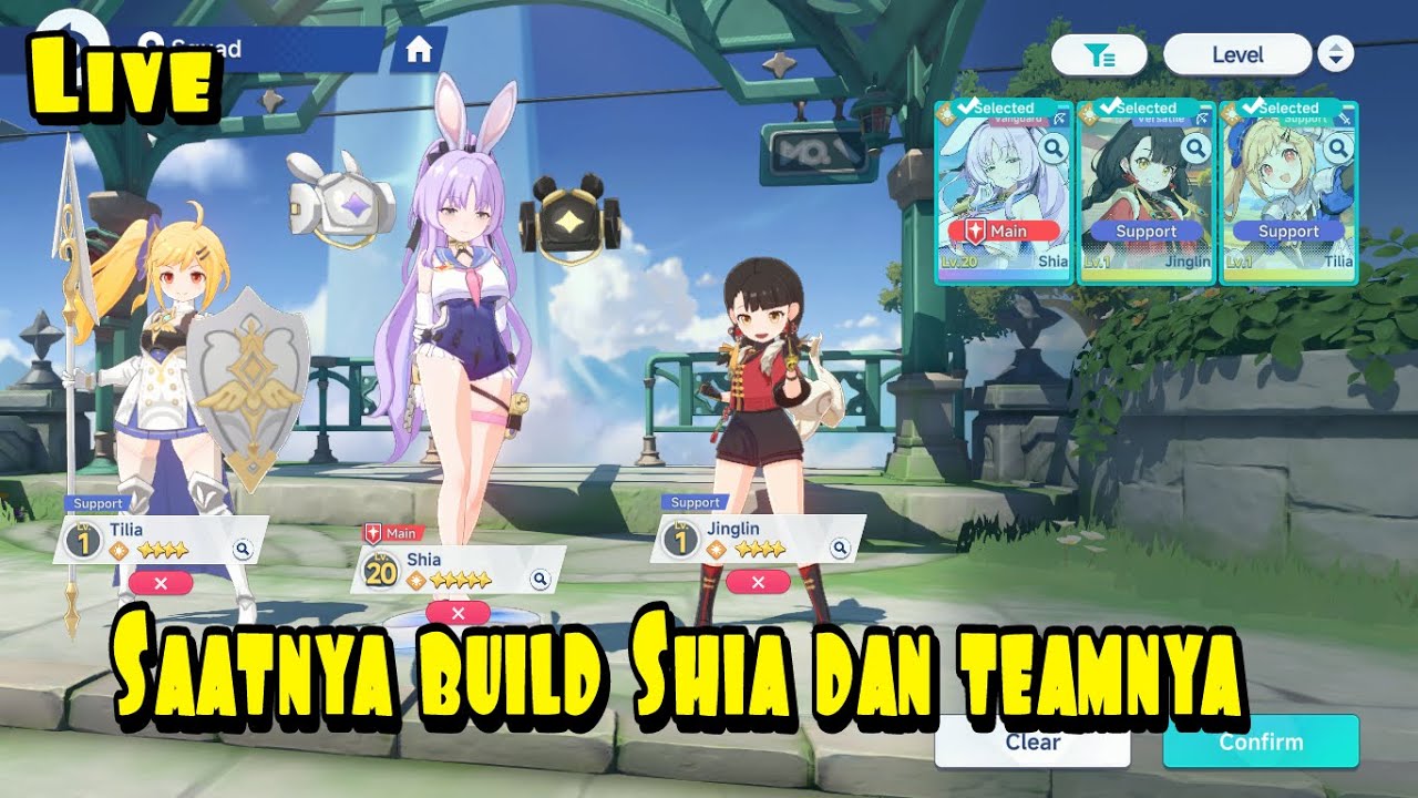 Live - Kita build Shia dan tim lux - Stella Sora - YouTube