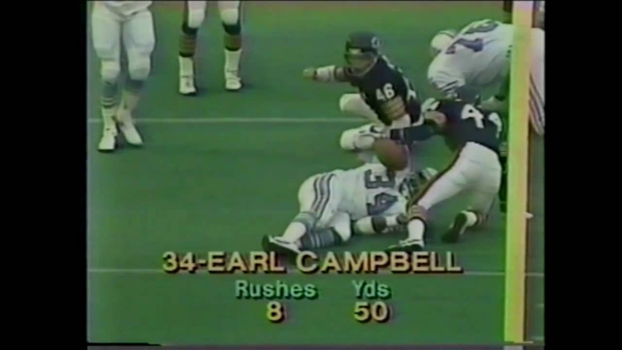MONSTER HIT -- Doug Plank stops Earl Campbell cold.... - YouTube