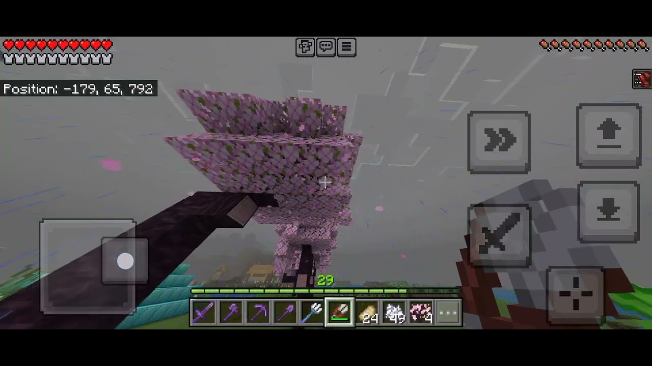 I'M NOW PLANTING MOST CUTEST TREE IN MINCRAFT SURVIVAL WORLD ️ ️🌲🎄🎋 ...