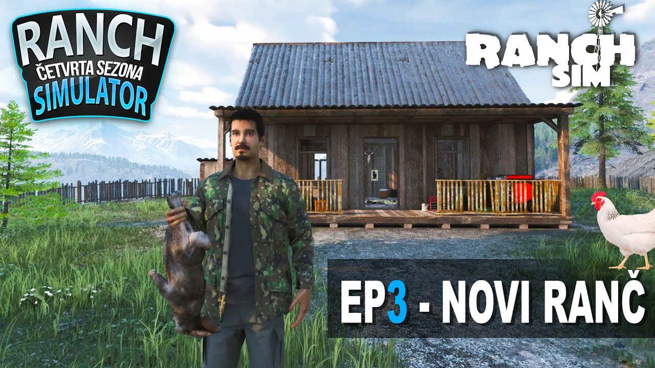 ULOVIO ZECA ZA UŠI! NOVA KUĆA, NOVI RANČ! *Ranch Simulator* S4 EP3 ...