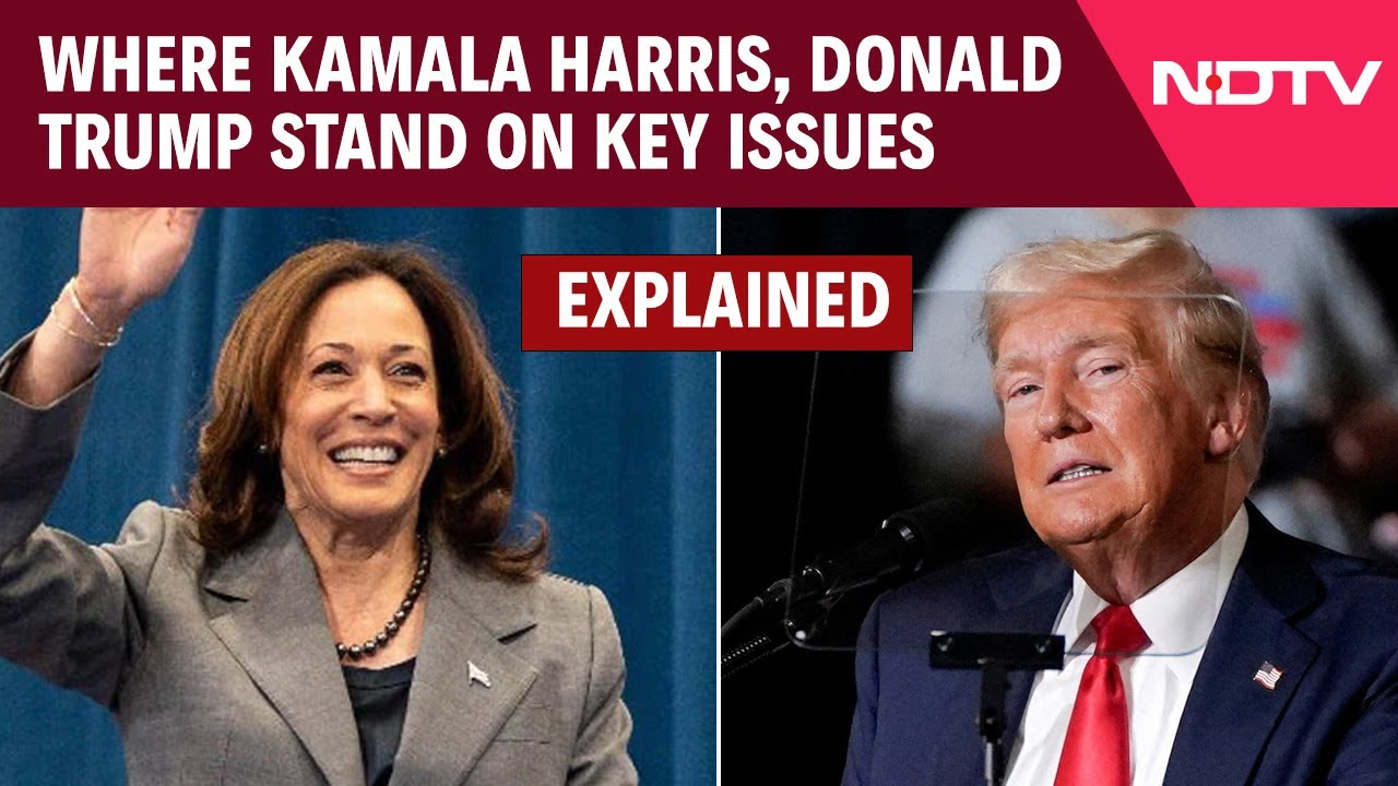 US Elections Explained: Where Kamala Harris, Donald Trump Stand On Key ...