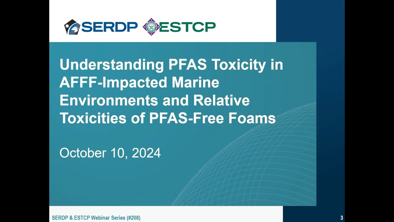 Understanding PFAS Toxicity in AFFF-Impacted Marine Environments - YouTube