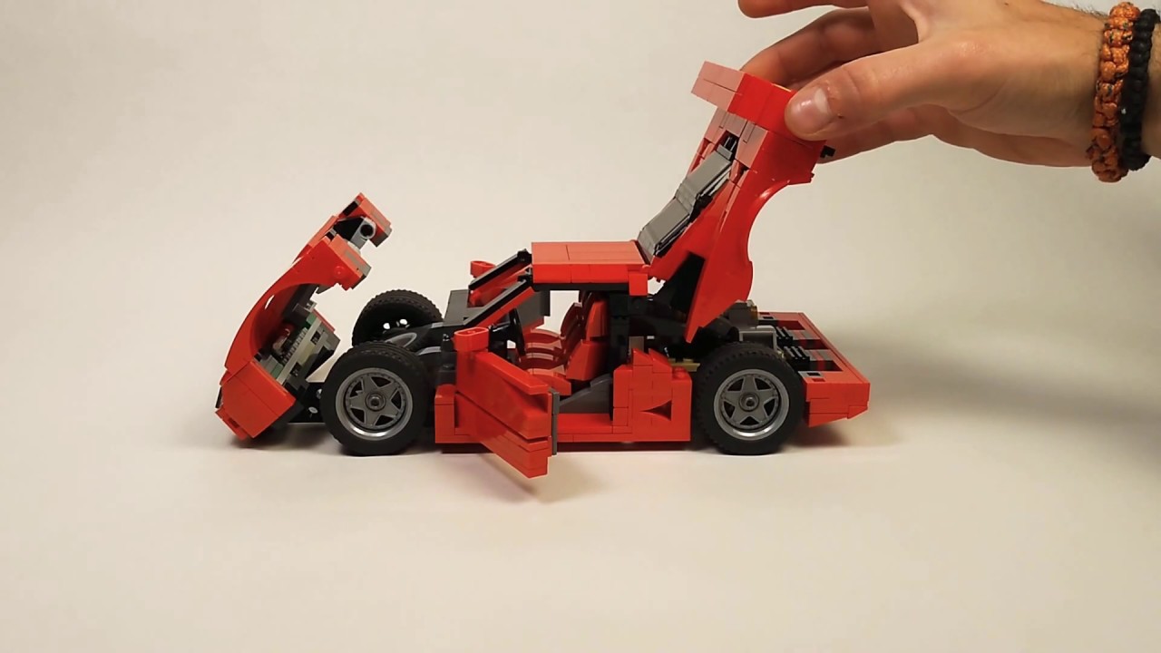 Ferrari F40 (Custom LEGO) - YouTube