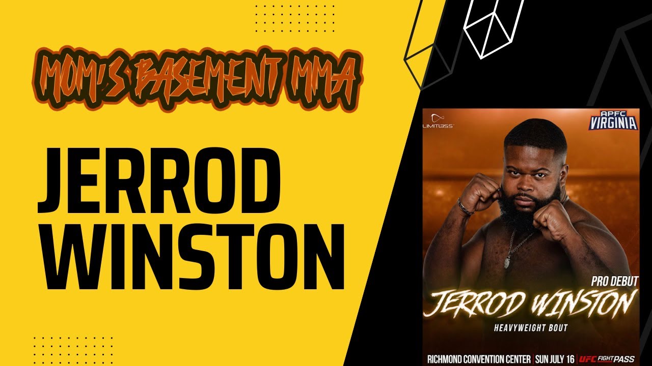 Heavyweight Prospect Jerrod Winston on Pro Debut at Anthony Pettis FC 6 ...