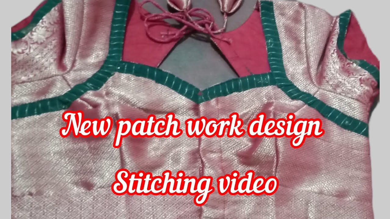 New patch work design stitching video#viralvideo design stitching video ...