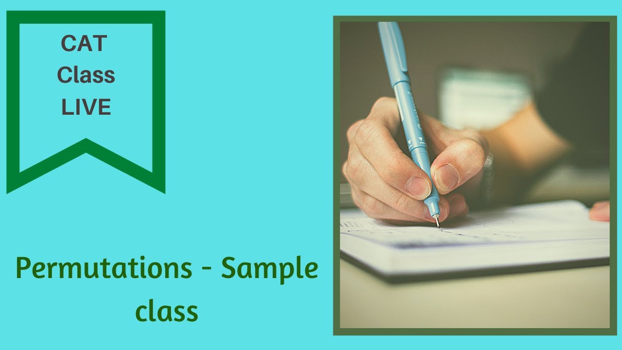 Permutations - sample Class for CAT - YouTube