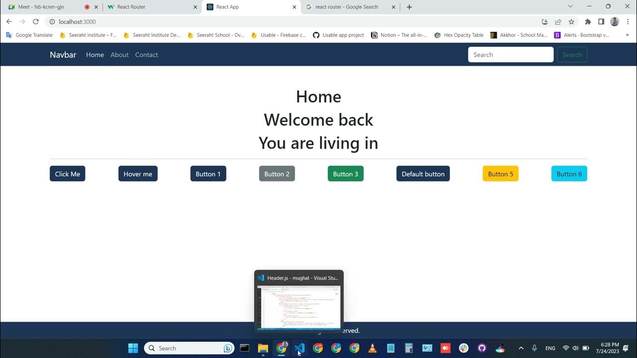 32 - React Class 5 | React Router DOM | Link | Muhammad Umair Ahmad - YouTube
