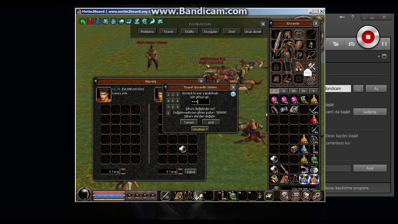 Metin2 board Kaos2 hile kullanımı - YouTube