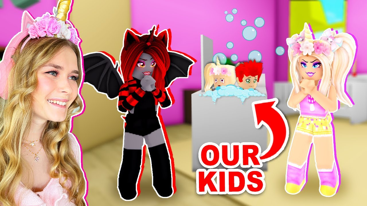 WE PUT OUR KIDS IN THE WASHER IN BROOKHAVEN! (ROBLOX) - YouTube