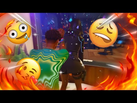 the sus barber 😏( she had a crush on me!?) a fortnite roleplay