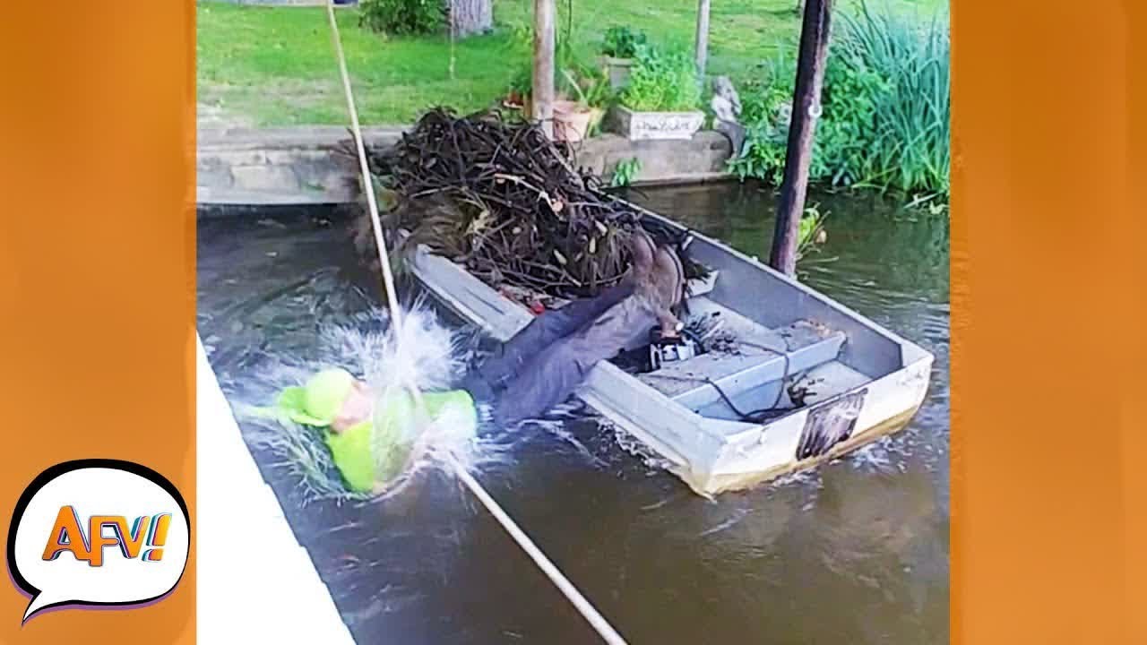 He TRIED to Hang On, But Still FAILED 😅 Funniest Fails AFV 2022 - YouTube