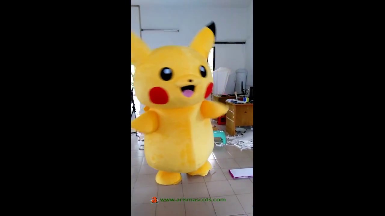 Pikachu suit Pokémon Go mascot costume for sale-pikachu mascot costume ...