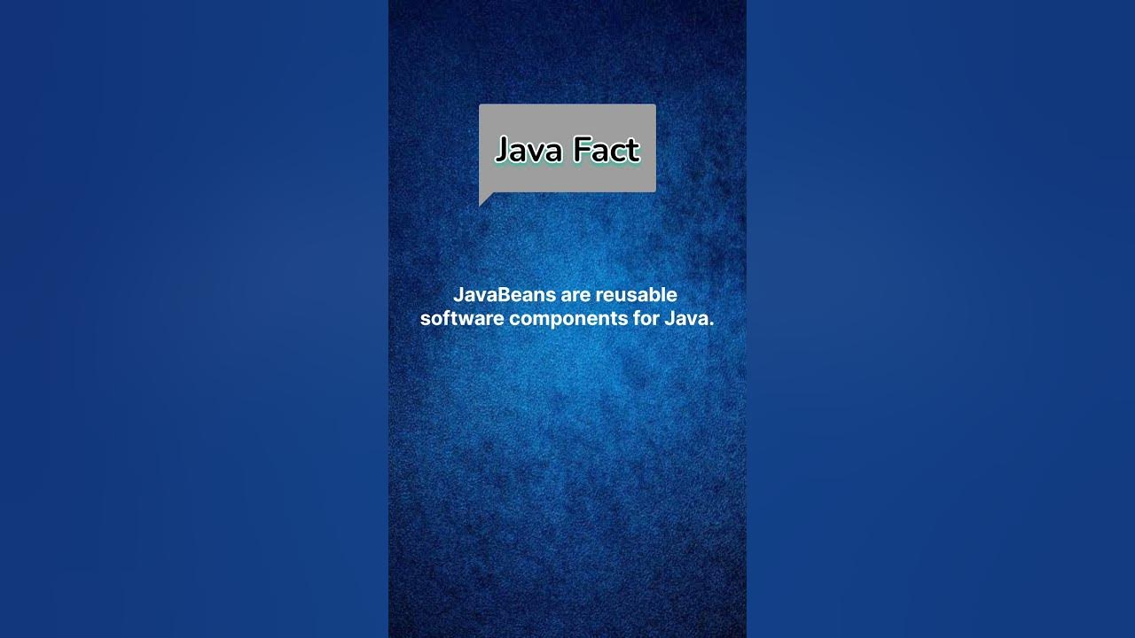 JavaBeans are reusable software components for Java. - YouTube