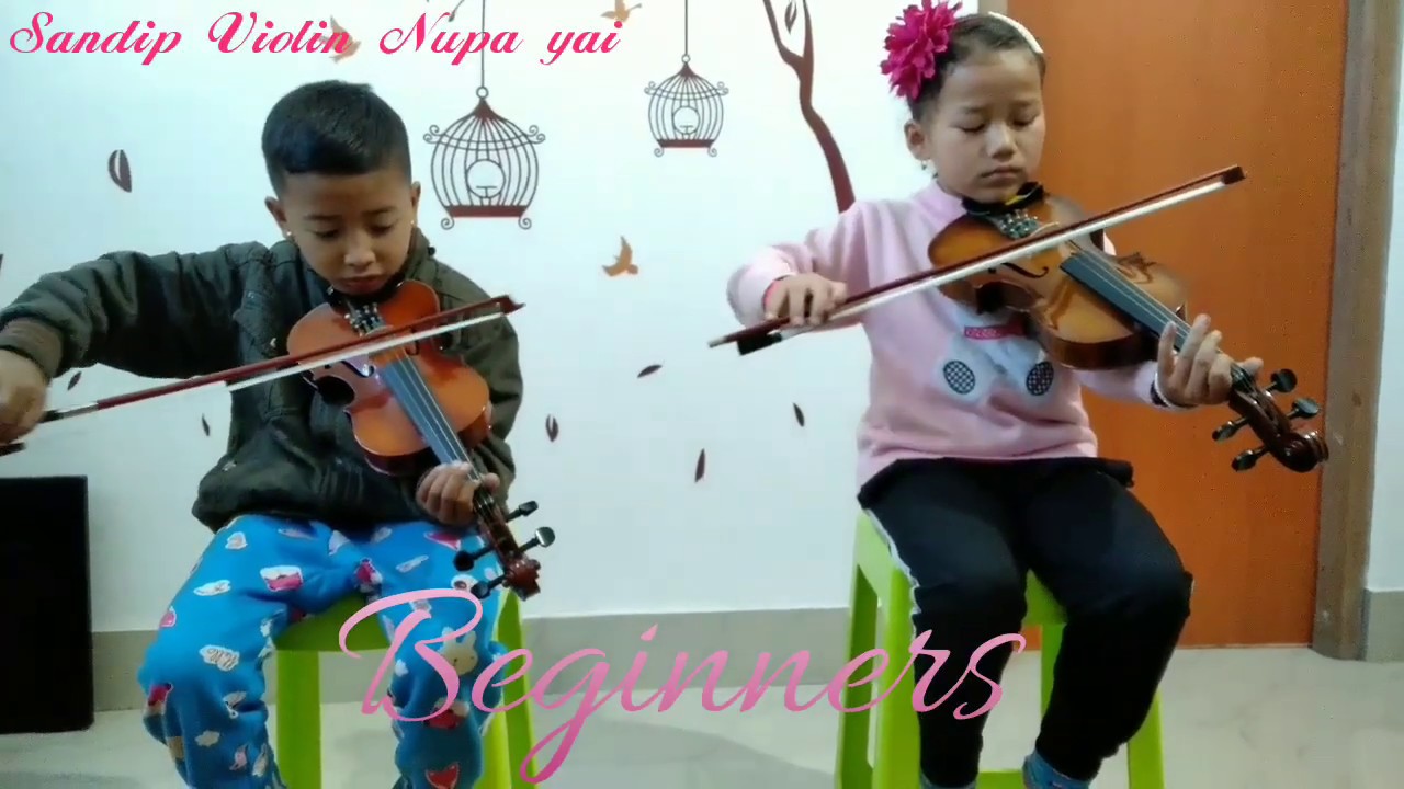 Conducting a Violin class || Sandip Violin Nupa yai - YouTube