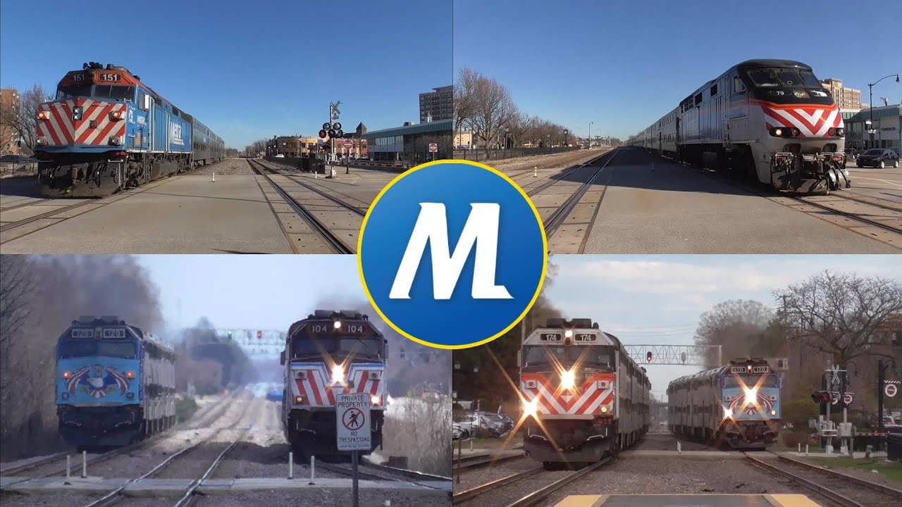 Union Pacific Harvard Subdivision (Metra UP-NW) Galore! PART 1 - YouTube