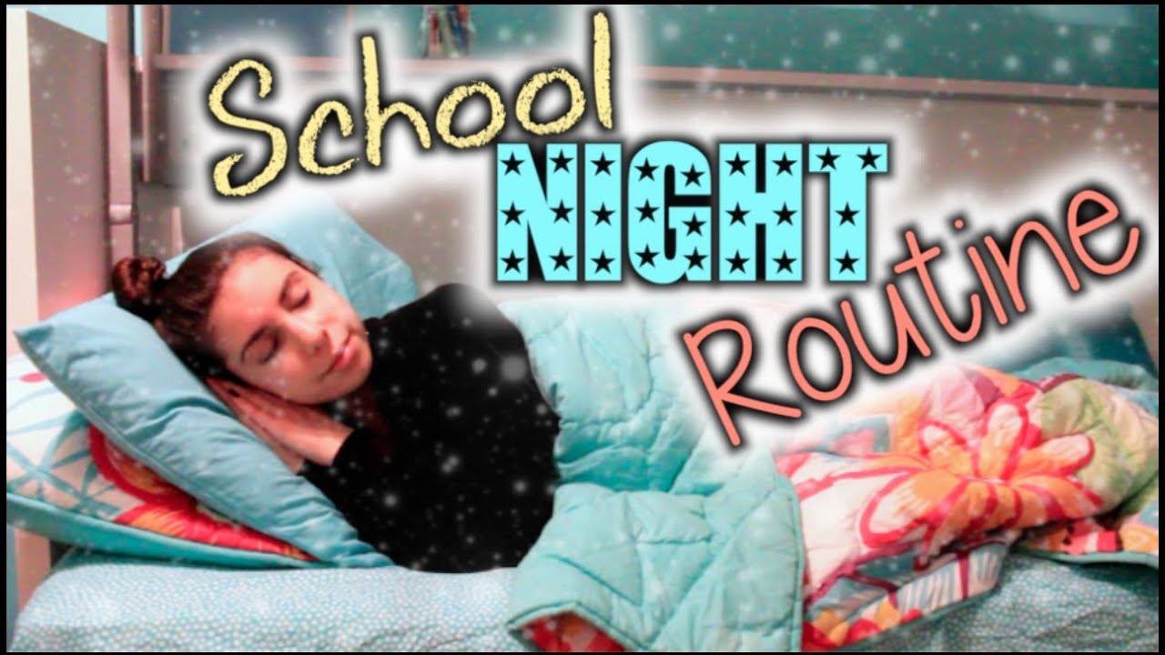 My Night Routine for School! - YouTube