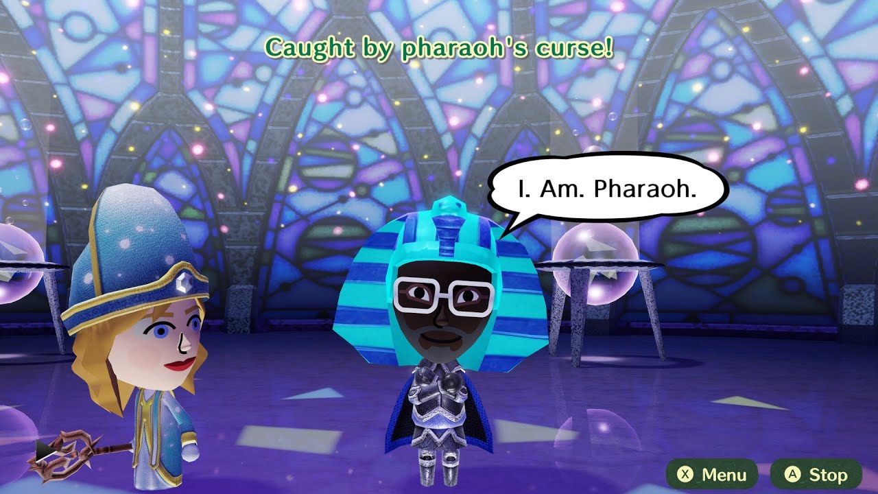 Miitopia Pharaoh II But Harder Boss - YouTube