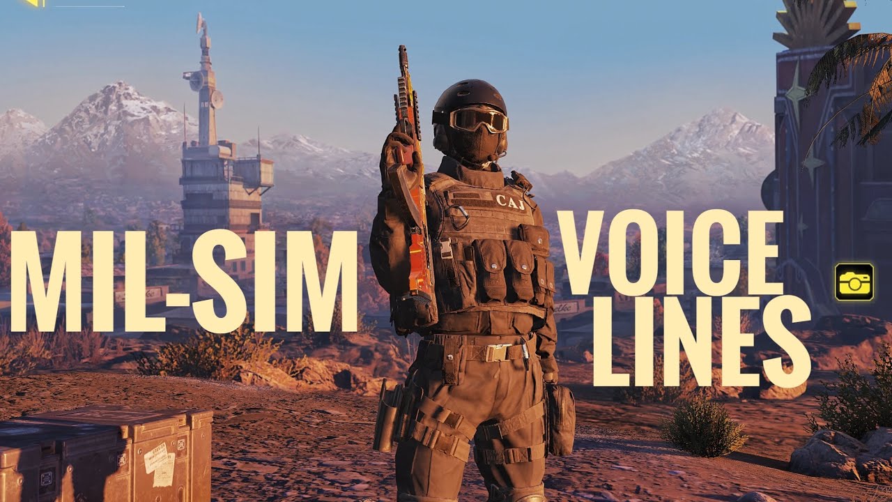 CODM: MIL-SIM VOICE LINES - YouTube