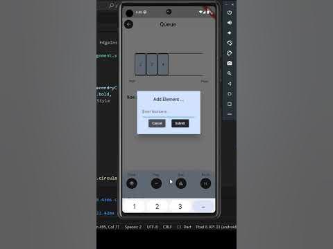 Flutter Queue Visualization 🔄 | Dart Tutorial - YouTube