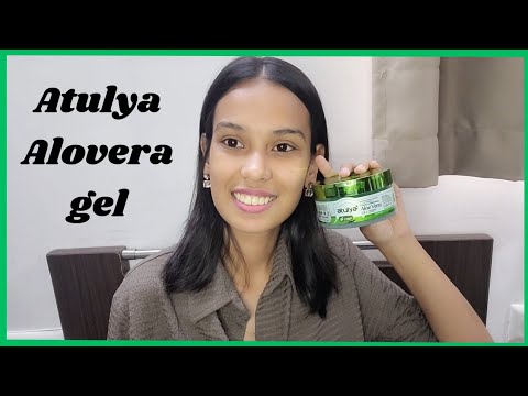 Atulya alovera gel/alovera gel review/alovera gel for hair/alovera gel ...