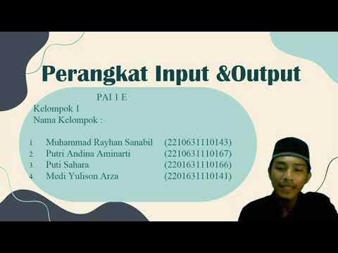 Kelompok 1 Pengantar Literasi Digital "Perangkat Input & Output" - YouTube