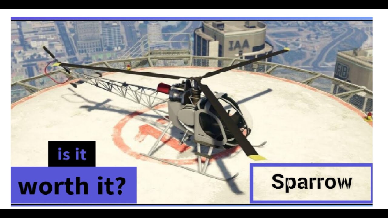 GTA Online - is It Worth it? - Sparrow(Vehicle Guide) - YouTube