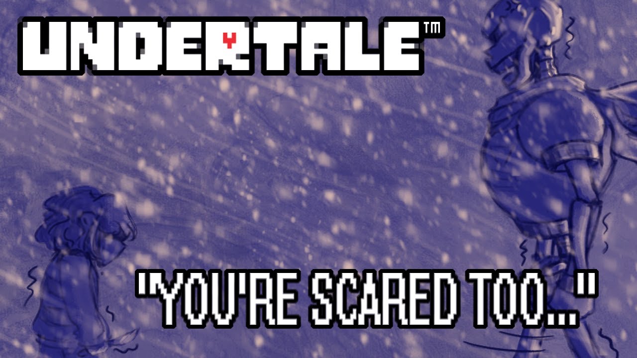 Undertale: "You're scared too..." Comic dub - YouTube