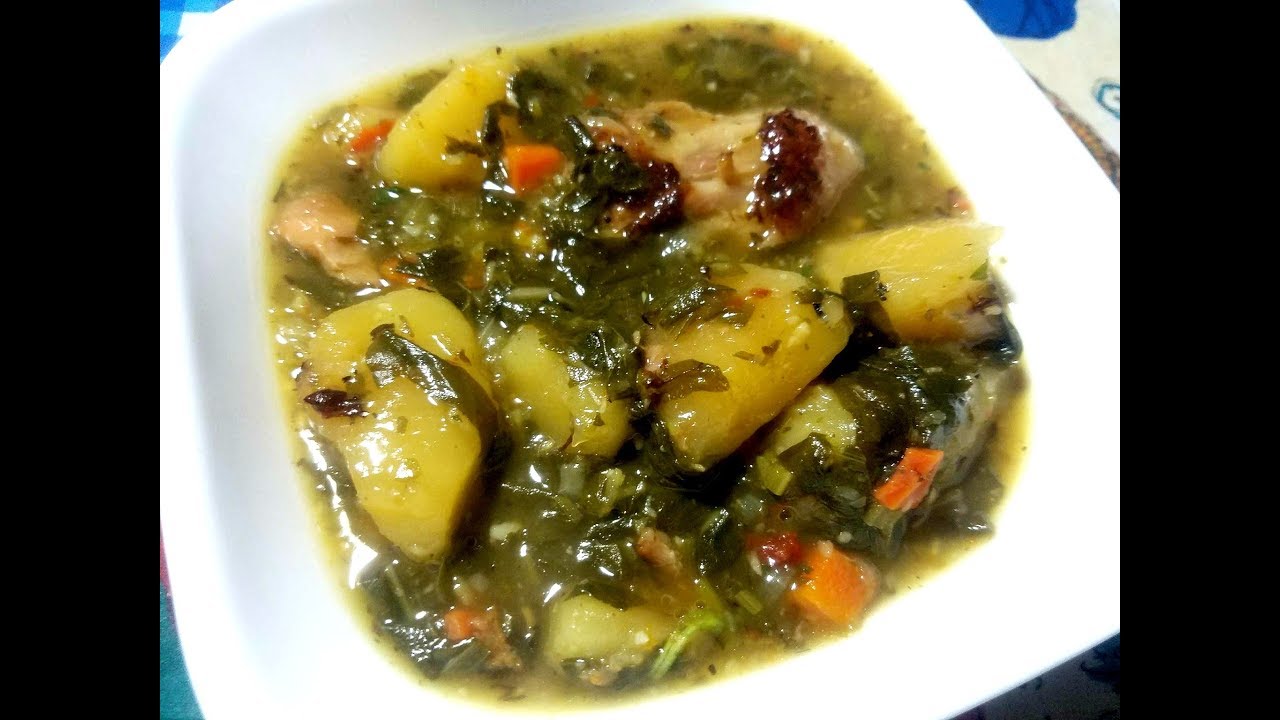 Trinbagonian Breadfruit Oil Down with Salted Pigtails | Taste of Trini ...