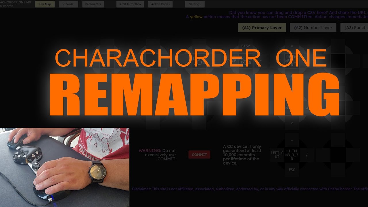 How to Remap your CharaChorder One Keys (Easy way) - YouTube