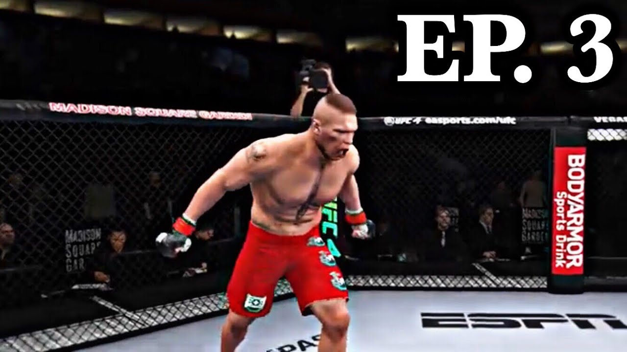 BROCKS UFC DEBUT: Brock Lesnar UFC 4 Career Mode Ep3: UFC 4 Career Mode ...