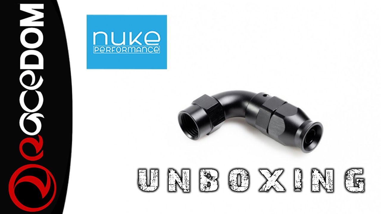 Unboxing Nuke Full Flow PTFE Hose End Fitting 90 Degree AN-6 SKU:810-09 ...